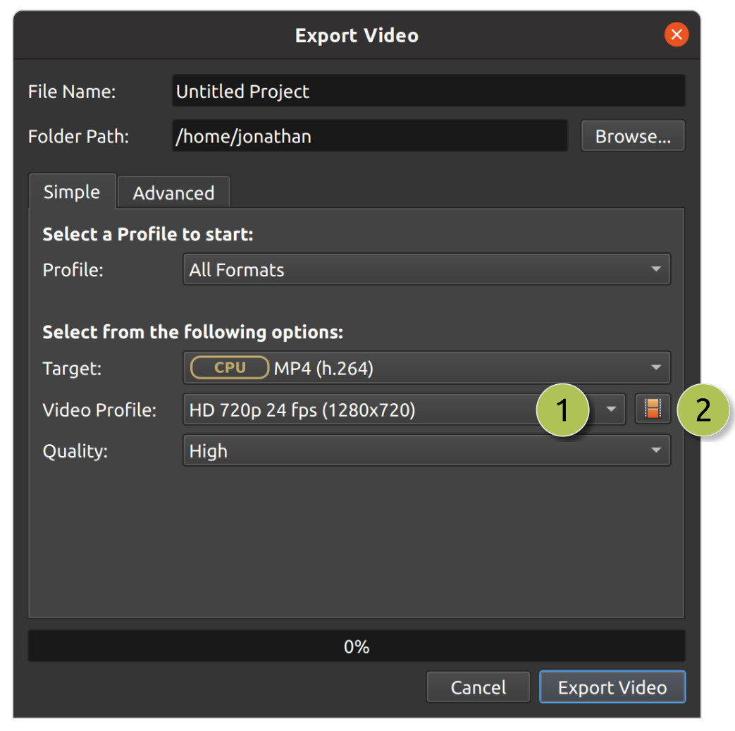 Profiles — OpenShot Video Editor 3.3.0 documentation